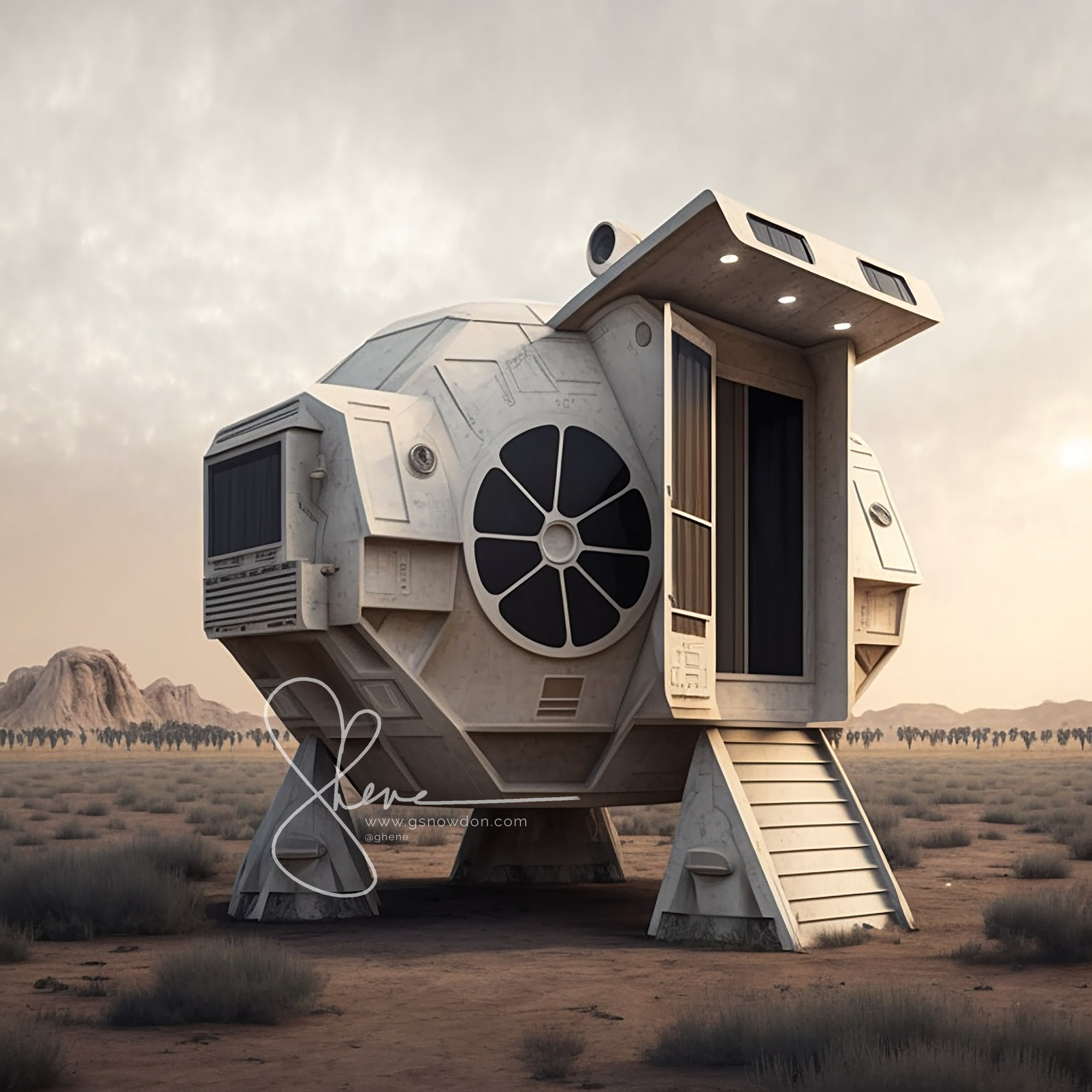 Star Wars inspired tiny house – Ghene Snowdon