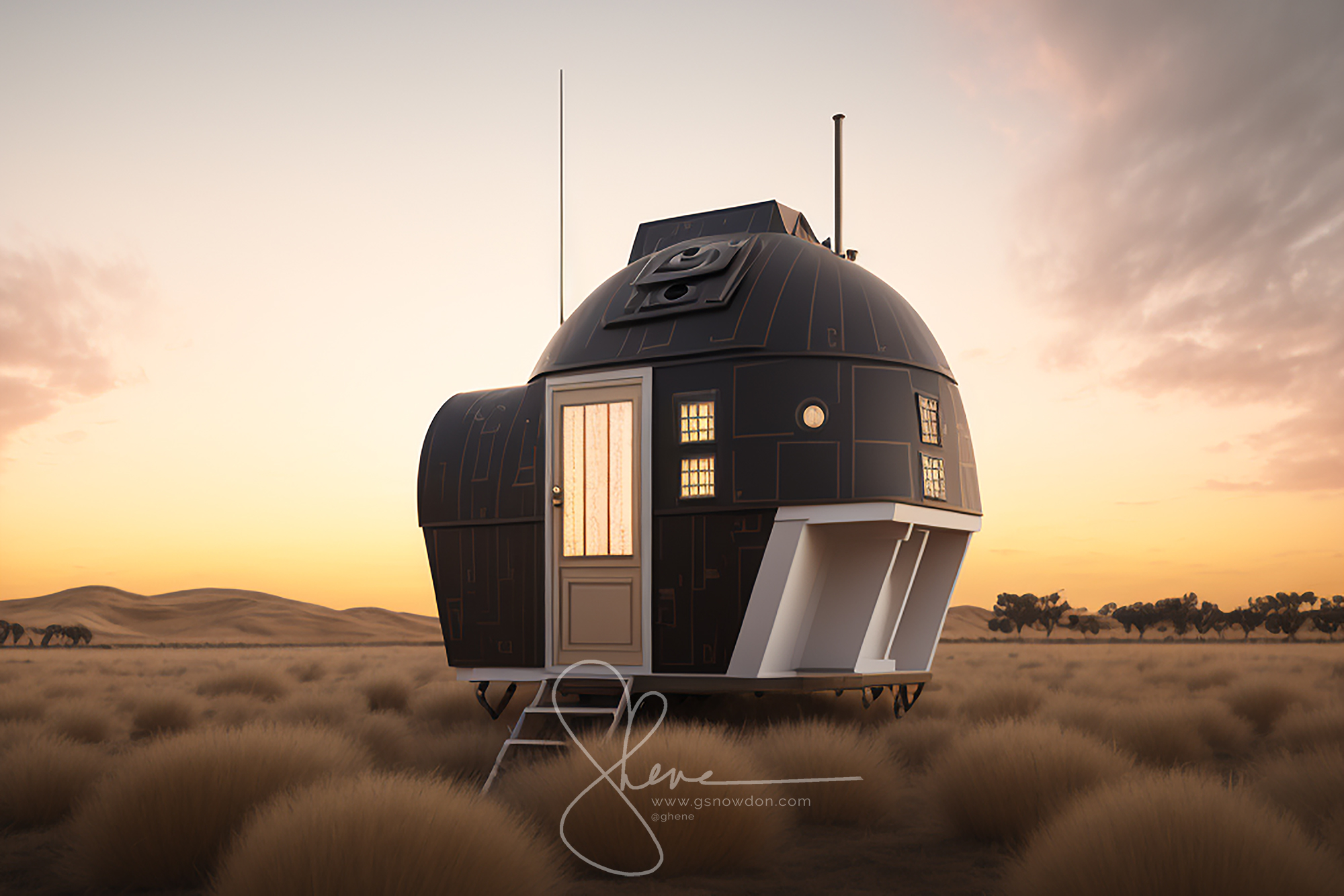 Star Wars inspired tiny house – Ghene Snowdon