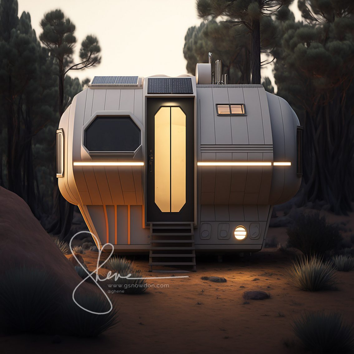 Star Wars inspired tiny house – Ghene Snowdon